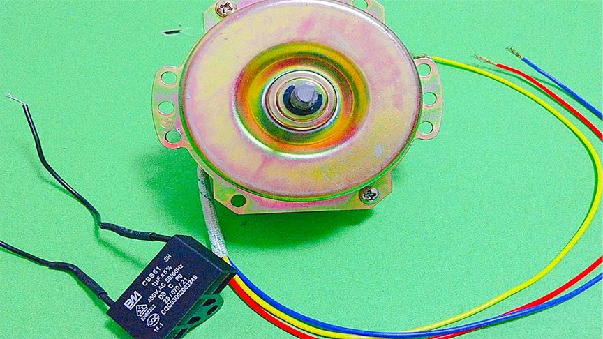 电机不转只会嗡嗡响,是这个小零件坏了,几毛钱换个配件就能修好