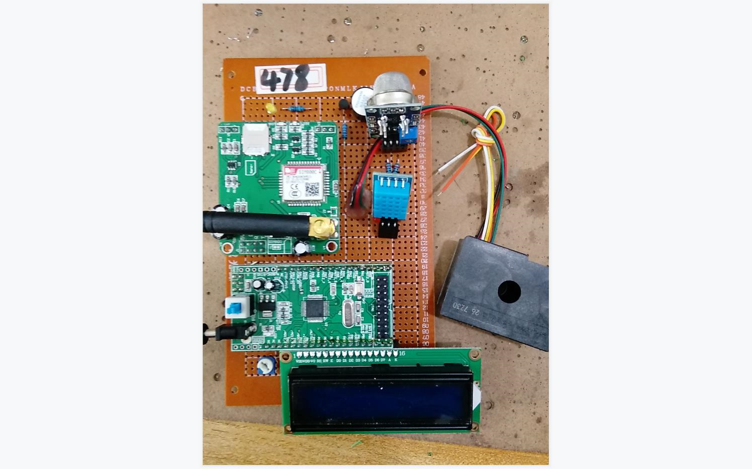 基于STM32单片机的室内环境检测系统设计-LCD1602-MQ2-DHT11-...