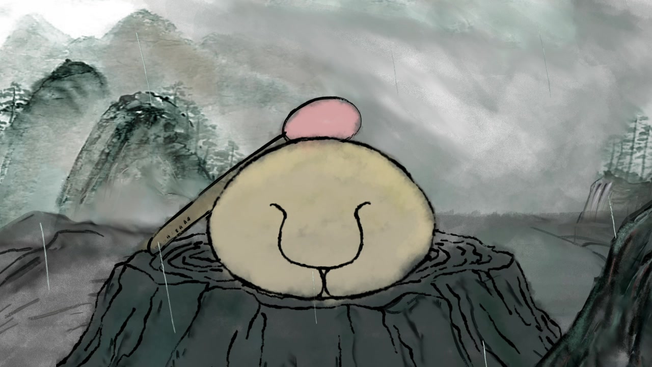 【Tvpaint】高中生作品集自制动画———木鱼Muyu(美国Ringling录取)