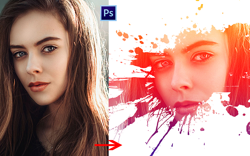 【ps教程】如何将照片制作成水墨效果的大头贴