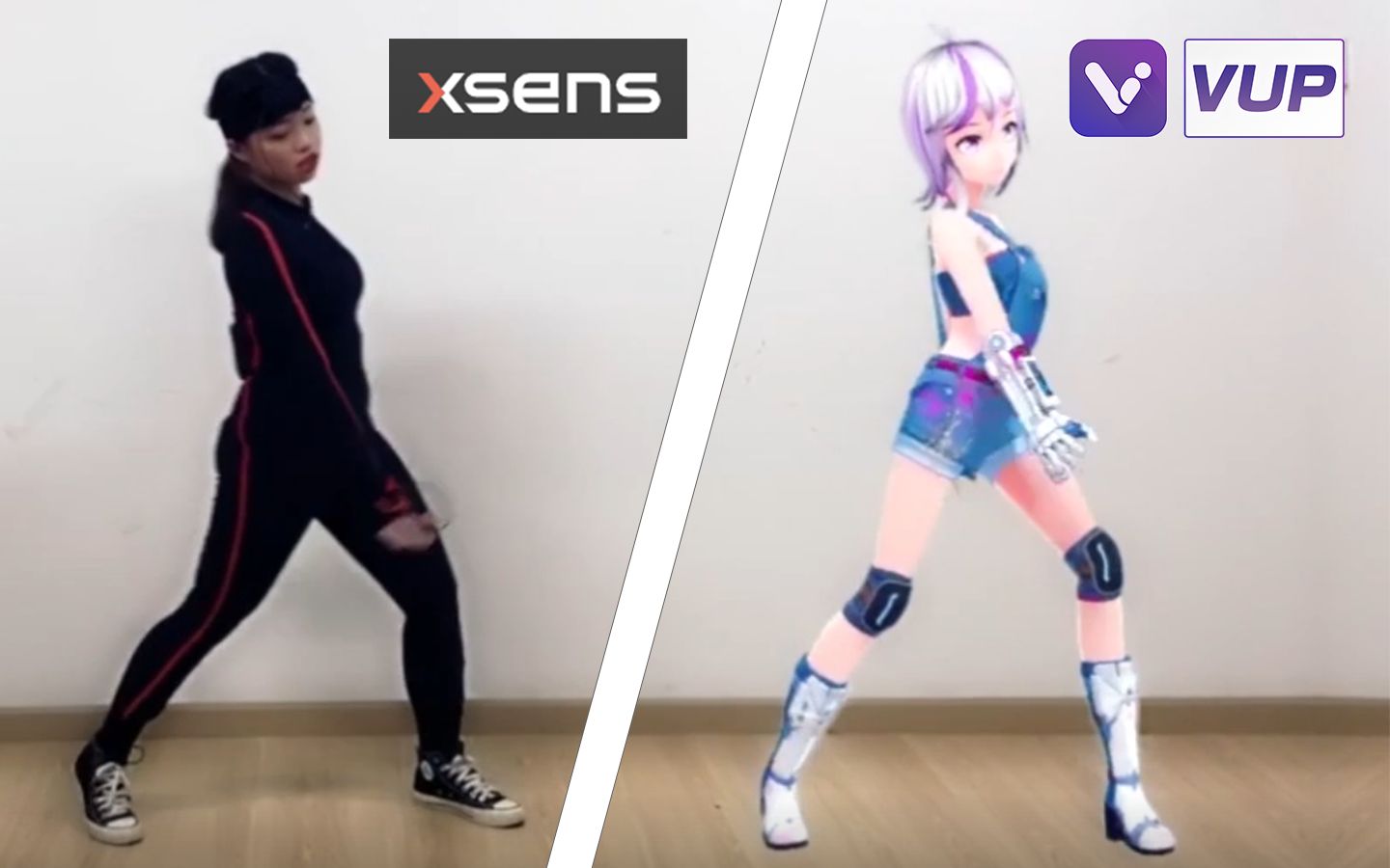 【VTuber】 VUP的Xsens动作捕捉功能 效果演示