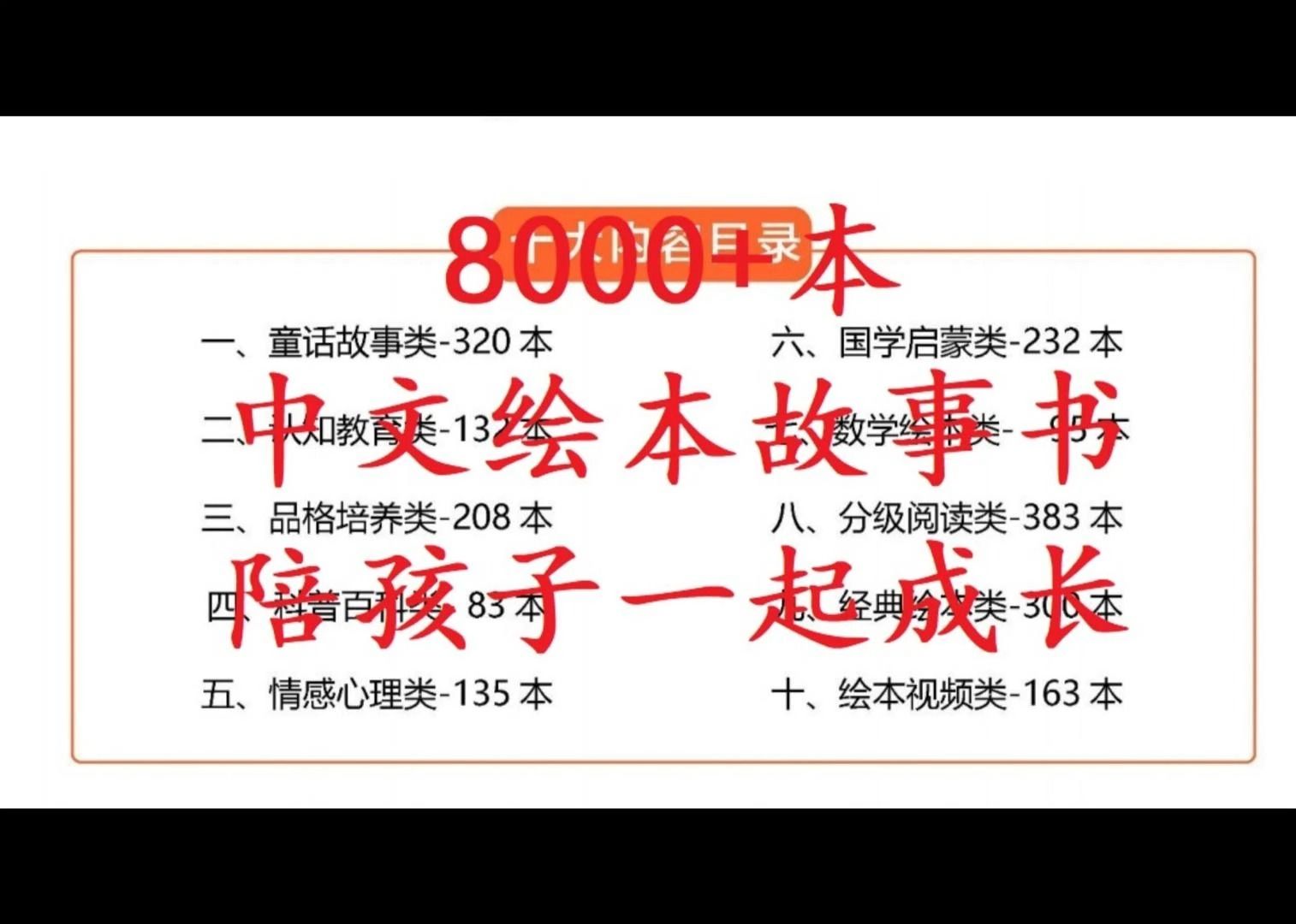 8000多个中文绘本故事合集PPT,赶紧给孩子讲故事吧,国内国外的,3-...