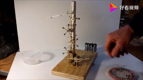 设计了一台很新颖的机械,它会如何运行呢?