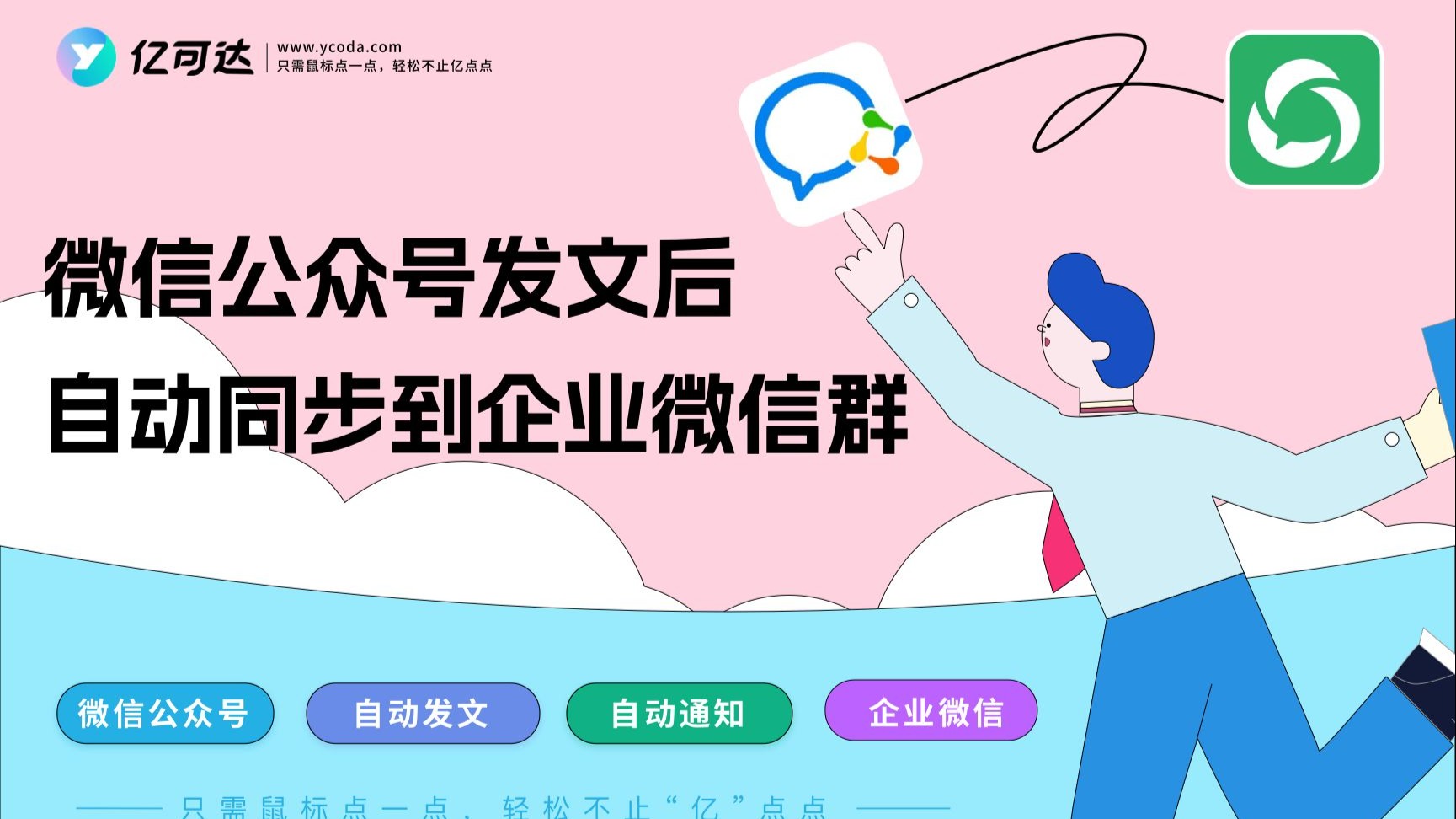 自动同步发文通知到企业群