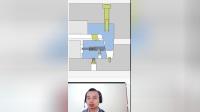 模具设计行位中加顶针结构懂吗