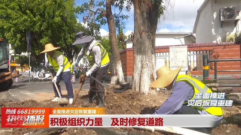 全面推进灾后恢复重建:积极组织力量 及时修复道路