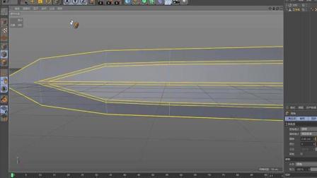 三维案例C4D建模倒角视频C4D汉剑建模剑尖倒角教程C4D建模第九课