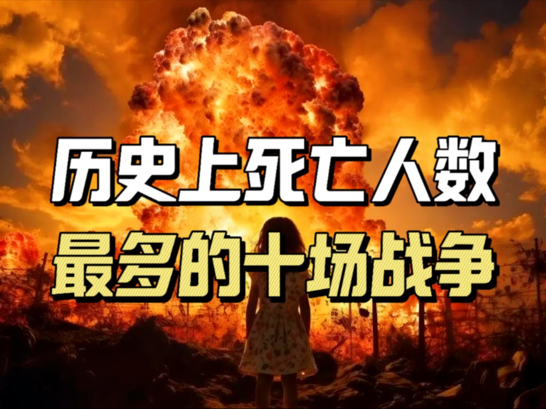 盘点历史上死亡人数最多的十场战争,累计死亡人数超过2亿人!太平天国...