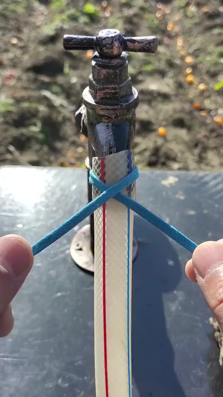 教你怎么用绳子绑水管