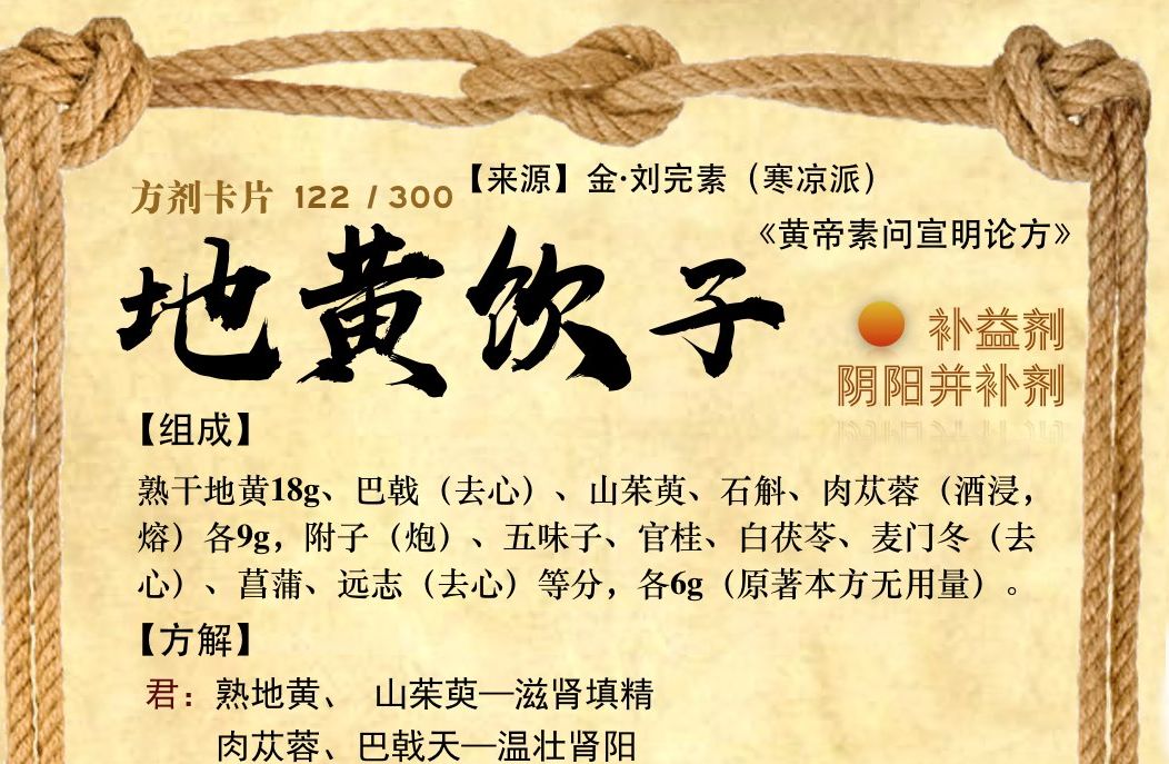 第87讲:阴阳双补剂之地黄饮子