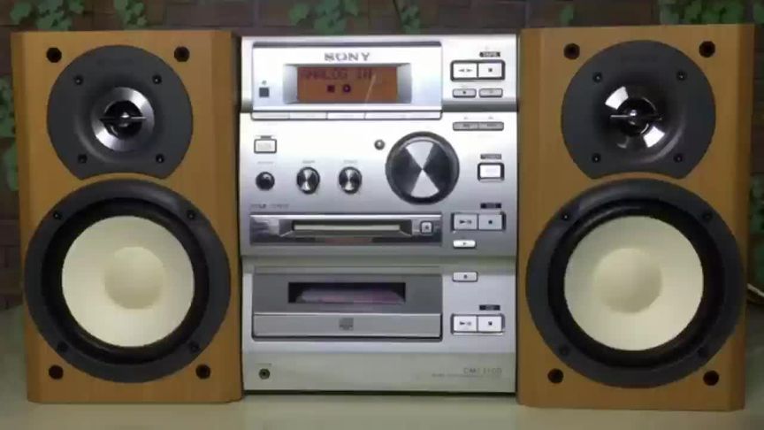 索尼粉的最爱,试SONY CMT100组合音响,全面支持CD和MD高清模式