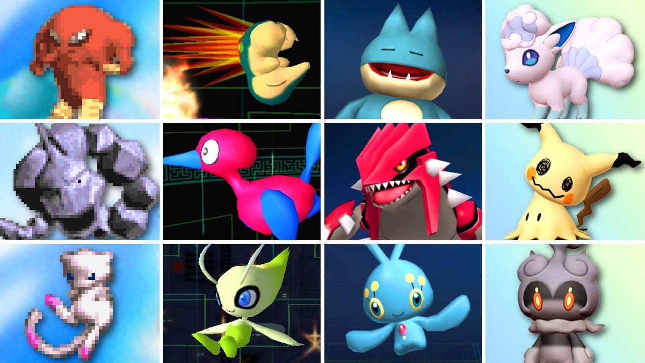 《任天堂明星大乱斗》系列-所有宝可梦精灵球 1999~2018至今【演变...