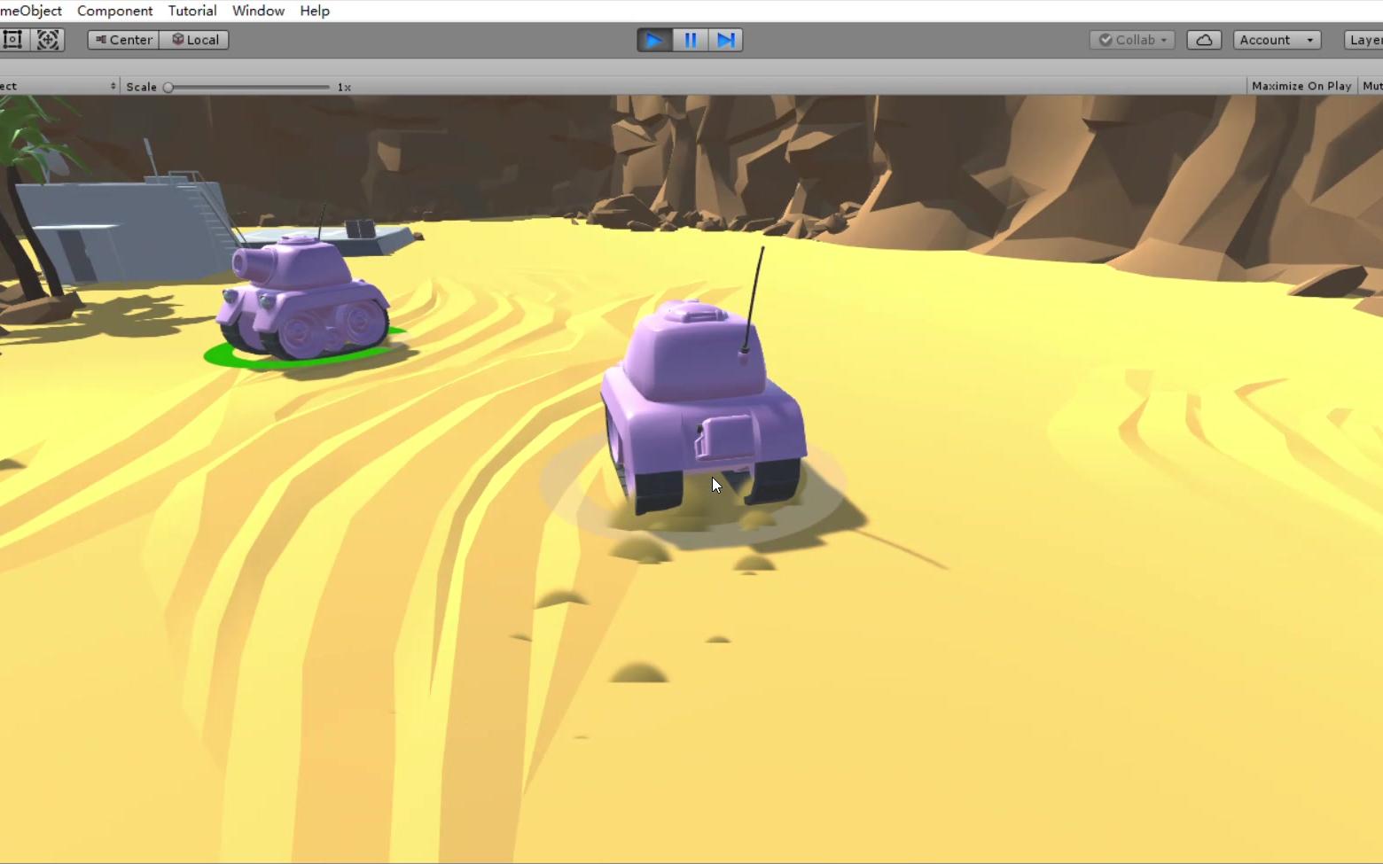 【Unity3d】用官方资源制作一个人机版坦克大战?