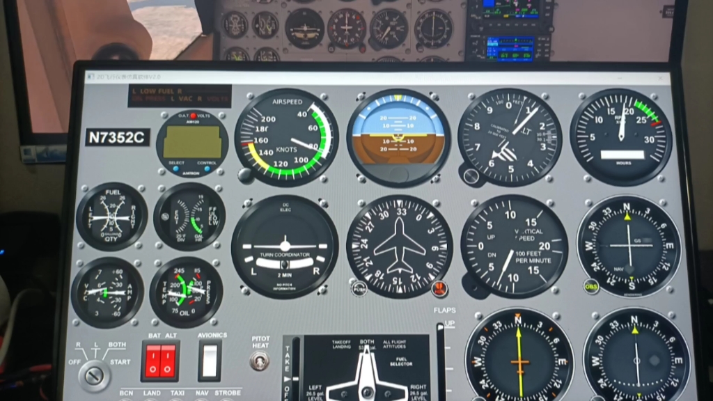xplane11外设仪表塞斯纳模拟器训练仪表飞行仪表