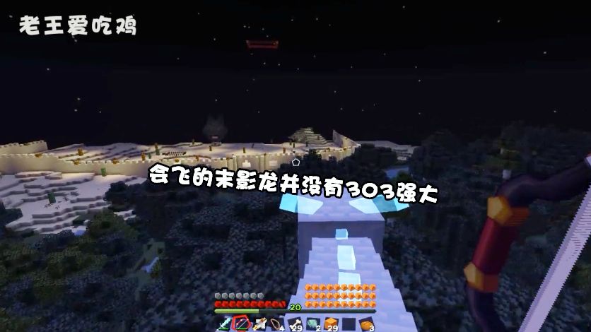 我的世界:MC里的实体303的战斗力不足以末影龙的强大!