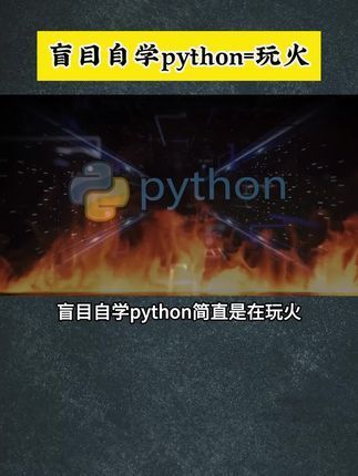 埋头自学Python,有时候就是在玩火!