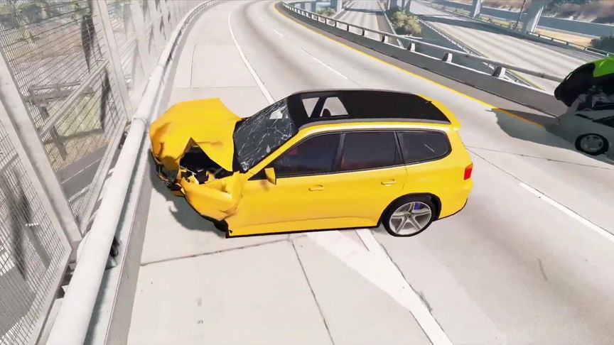 车祸模拟器:速度诚可贵,生命价更高;请安全行车。