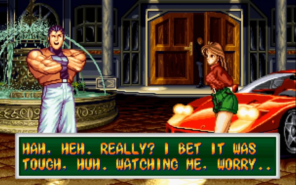 龙虎之拳2罗伯特全程爆衣KO全胜通关表演:由莉的粉丝绝不能错过