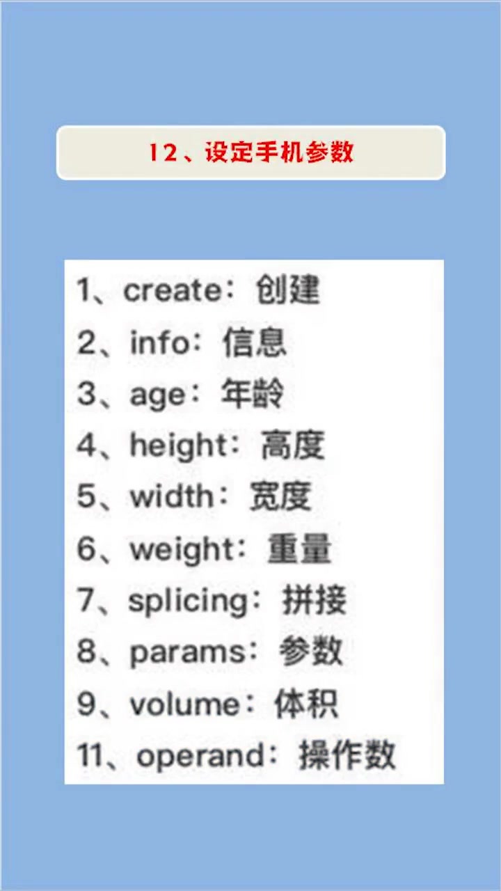 Python编程学习必备英语单词#程序员