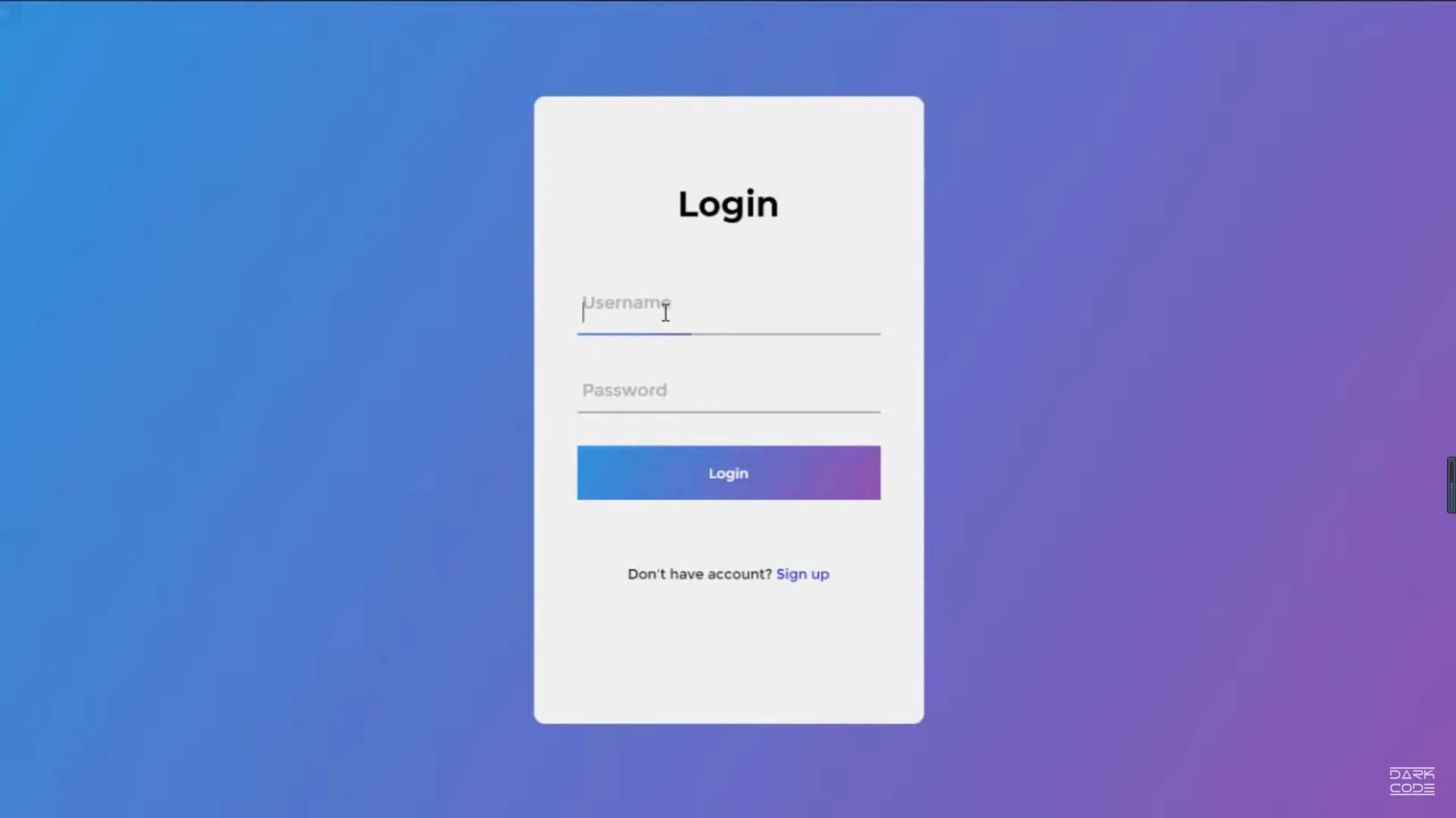 动态登录页面(上)-HTML&JS&CSS