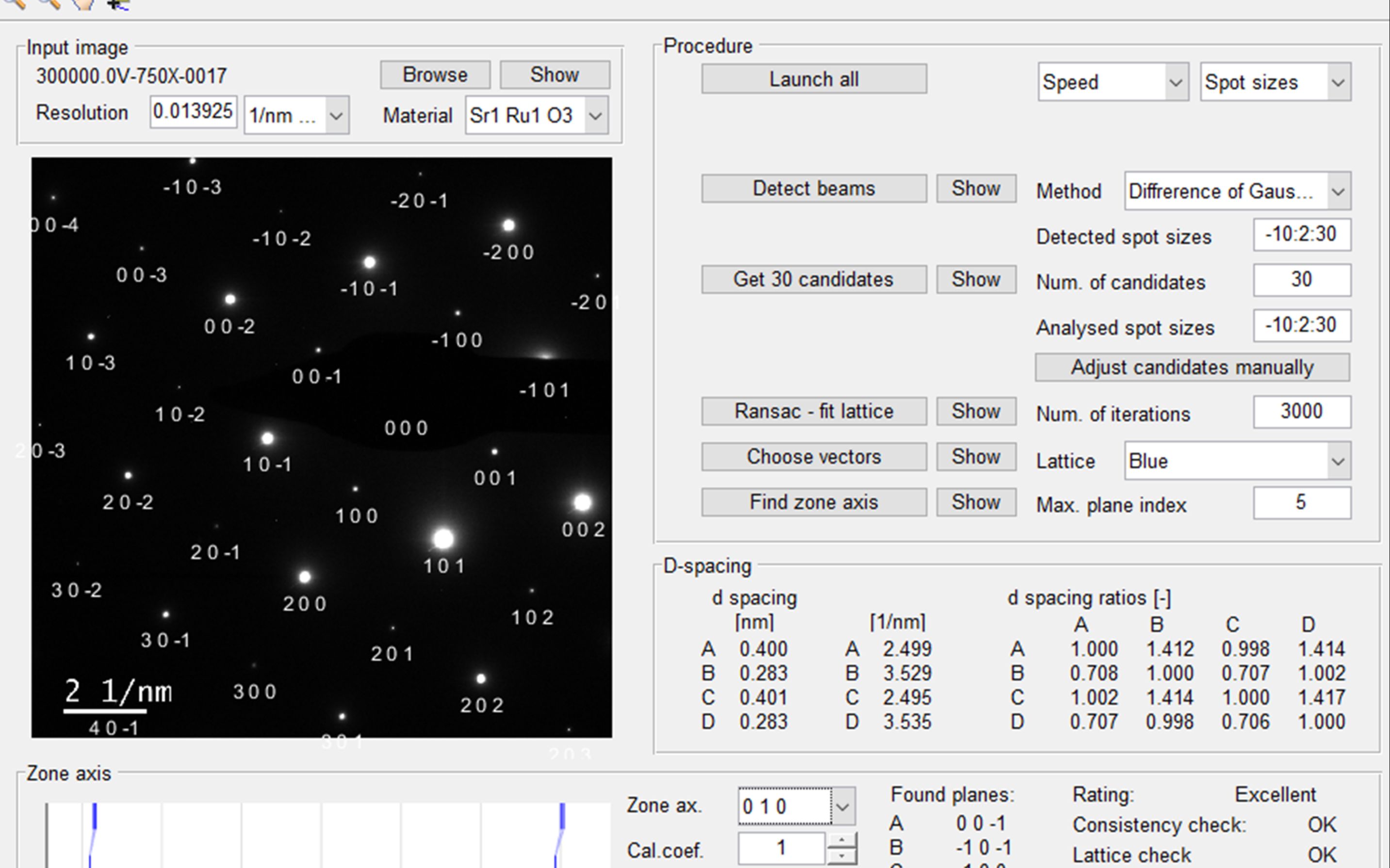 衍射花样标定软件推荐-透射电子显微镜(TEM)