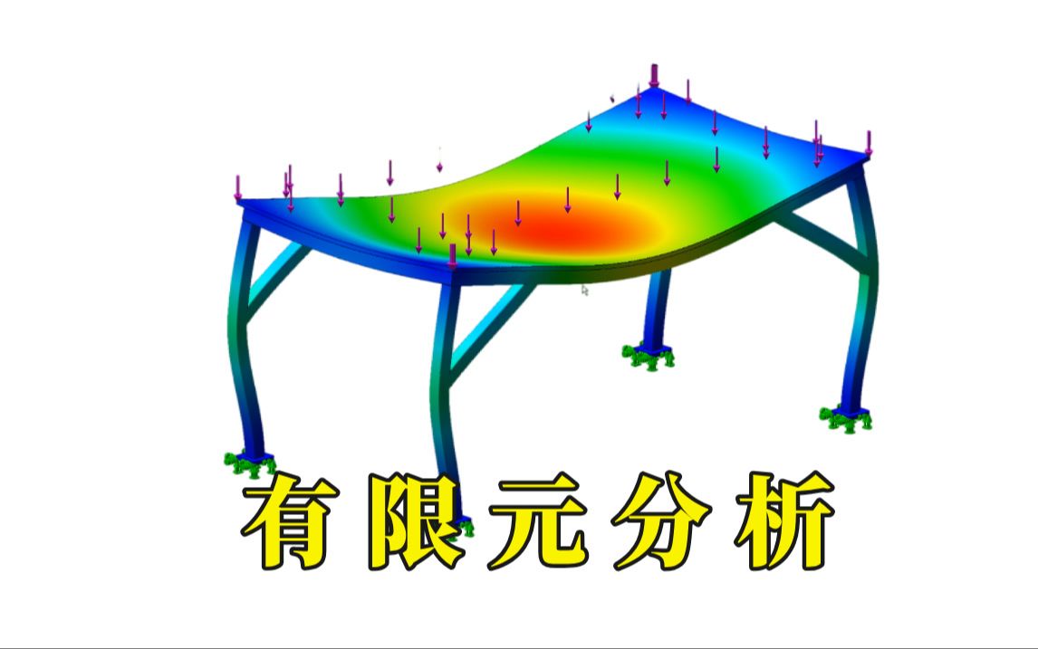 SolidWorks中方通桌子的应力分析,最大能承受多少的重量?