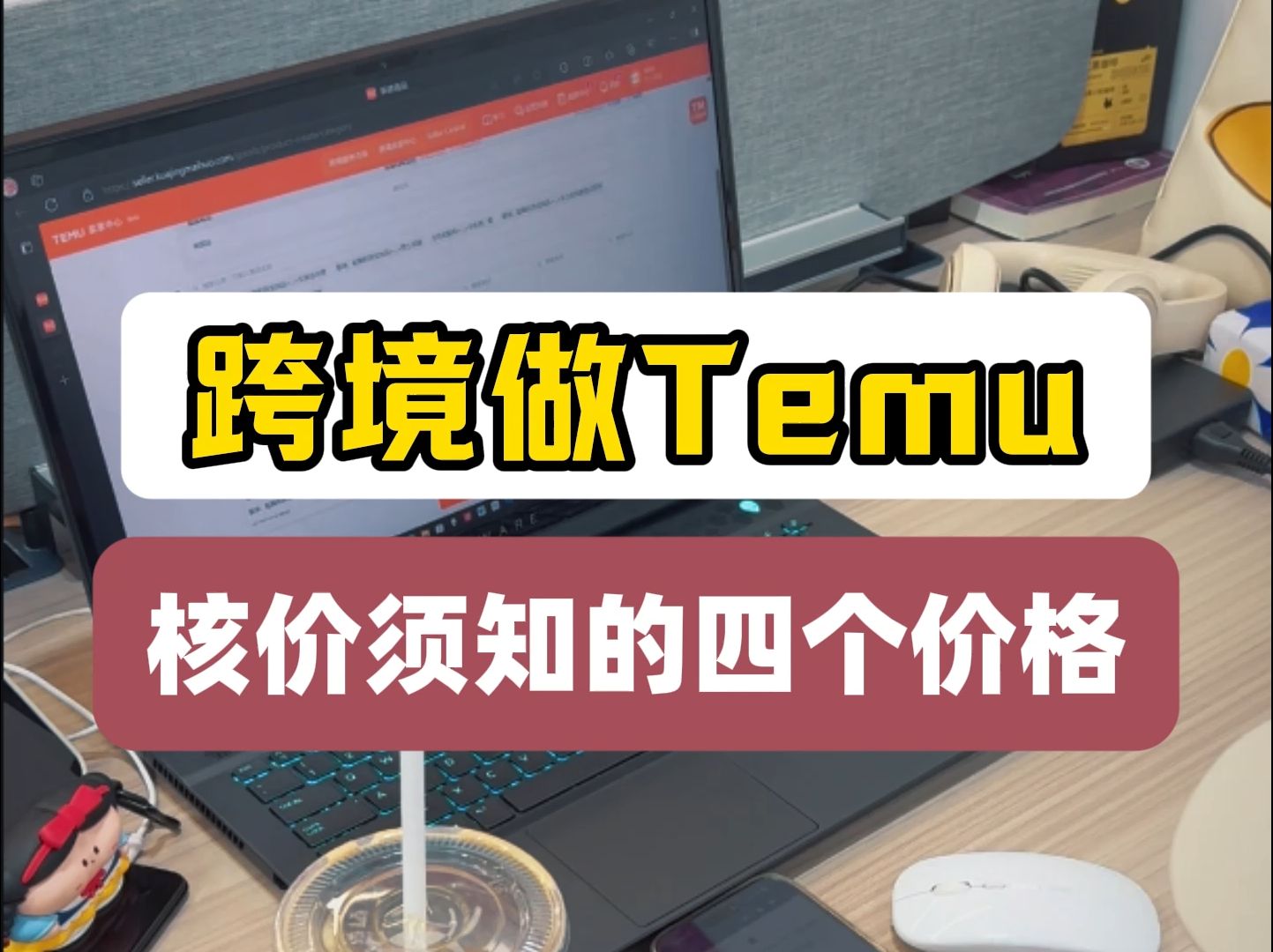 跨境做Temu 核价须知的四个价格#跨境电商