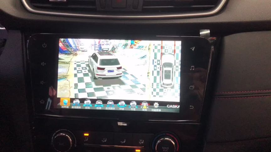 尼桑奇骏超级3D全景行车记录仪!