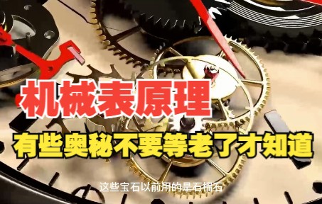 机械表通过哪几个部分构成,又是如何协调运作的?