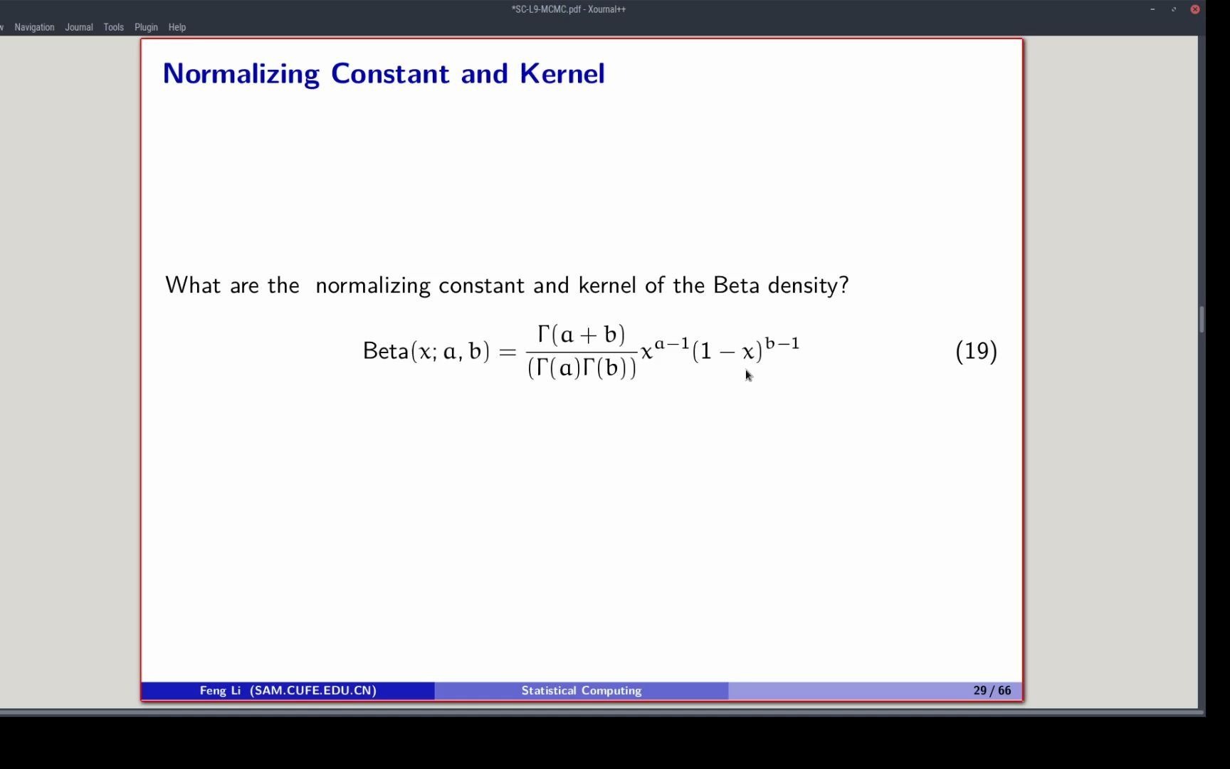 统计计算:Metropolis算法