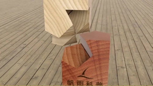 可三个方向拼接的榫卯结构