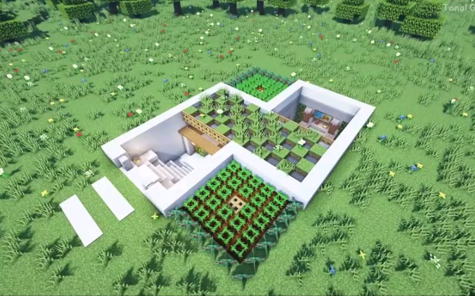 【我的世界建筑教程】带你做个地下基地