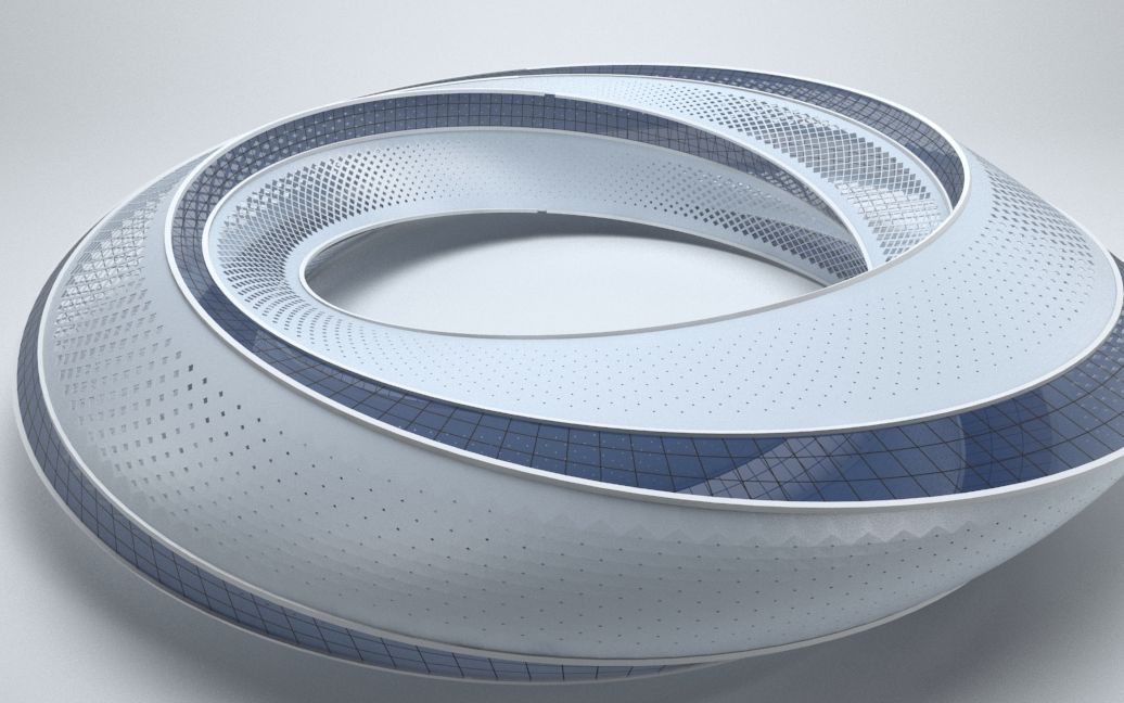 2019年平台答疑192:【模型】魔比斯环类型异形建筑