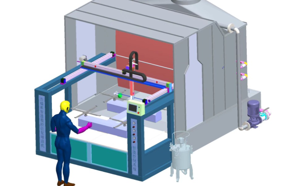 ...机涂装设备厂家#静电旋杯#静电喷枪#高压混气静电喷漆机器人厂家