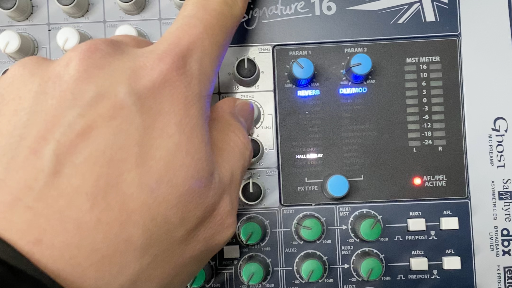 【声艺S16调音台】混响效果教程 Soundcraft/Signature16