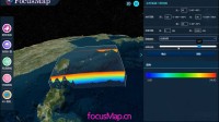 FocusMap-4D WebGIS平台V1.1(风场洋流模拟、气候变化模拟)