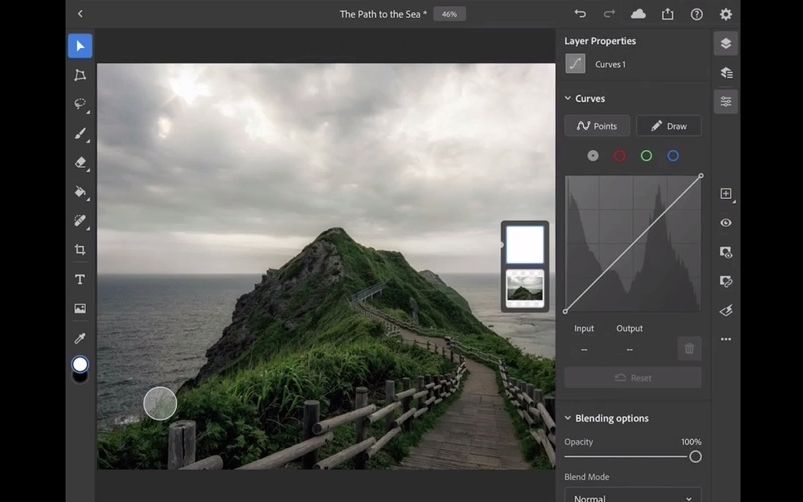 Photoshop:以非破坏性方式使照片的某些部分变亮和变暗