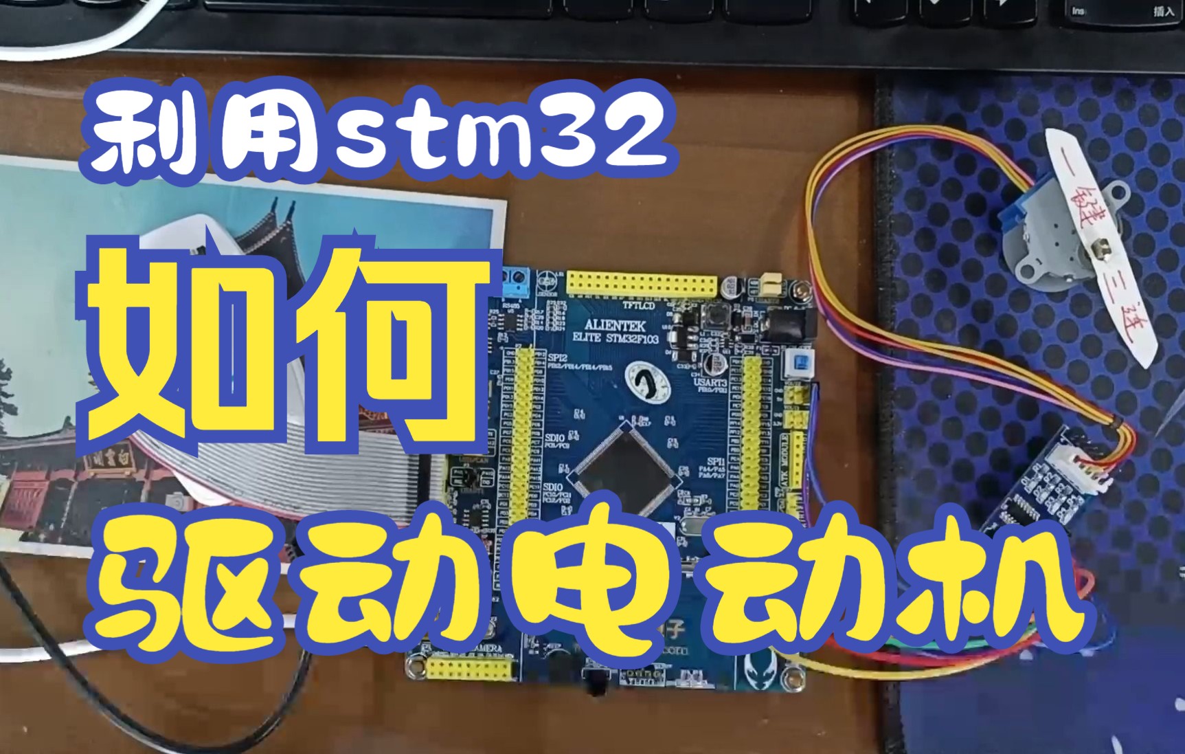 利用 stm32开发板控制电动机正反转