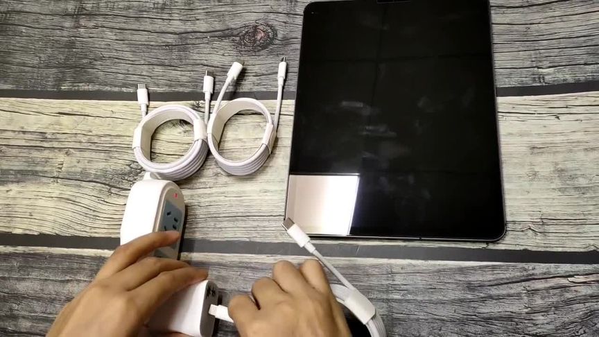 #手工diy #黑科技 #创意 #苹果平板 100w阻燃pd双头typec数据线