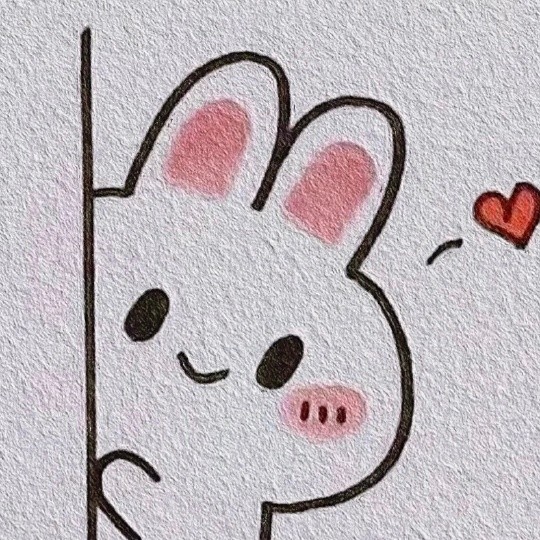 小兔子简笔画 