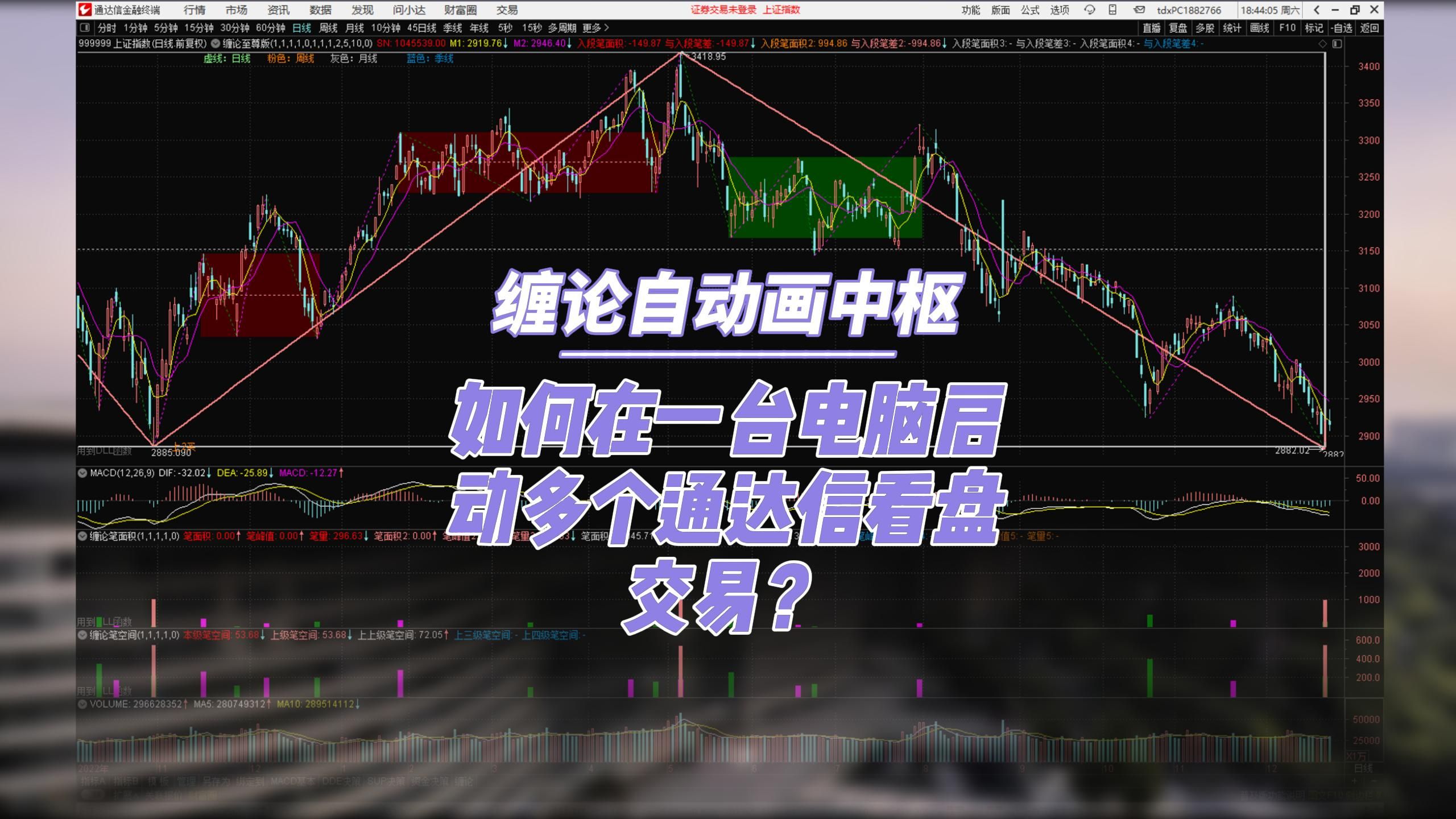 如何在一台电脑启动多个通达信看盘交易?