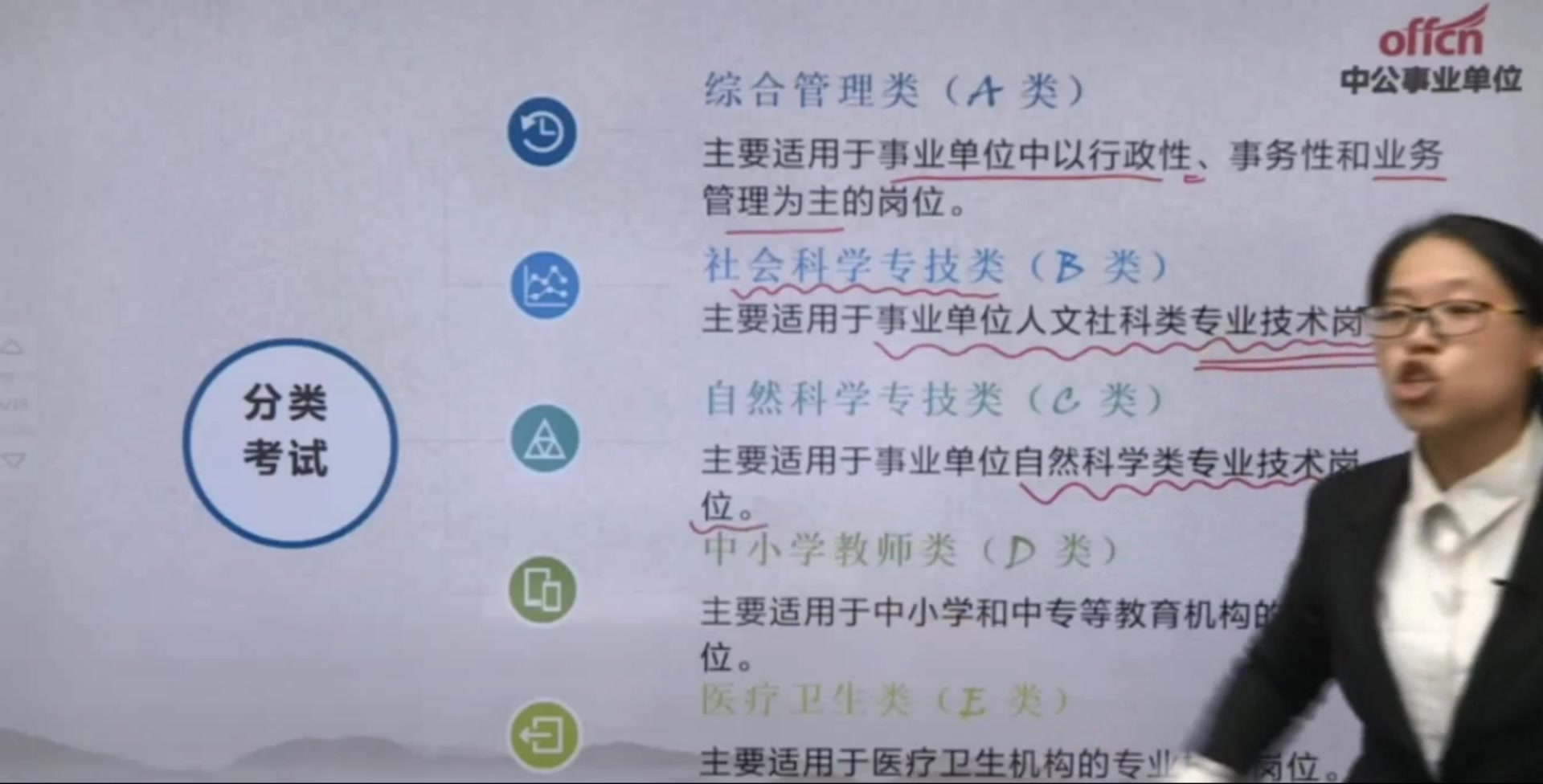 7、事业单位ABCDE指的是什么