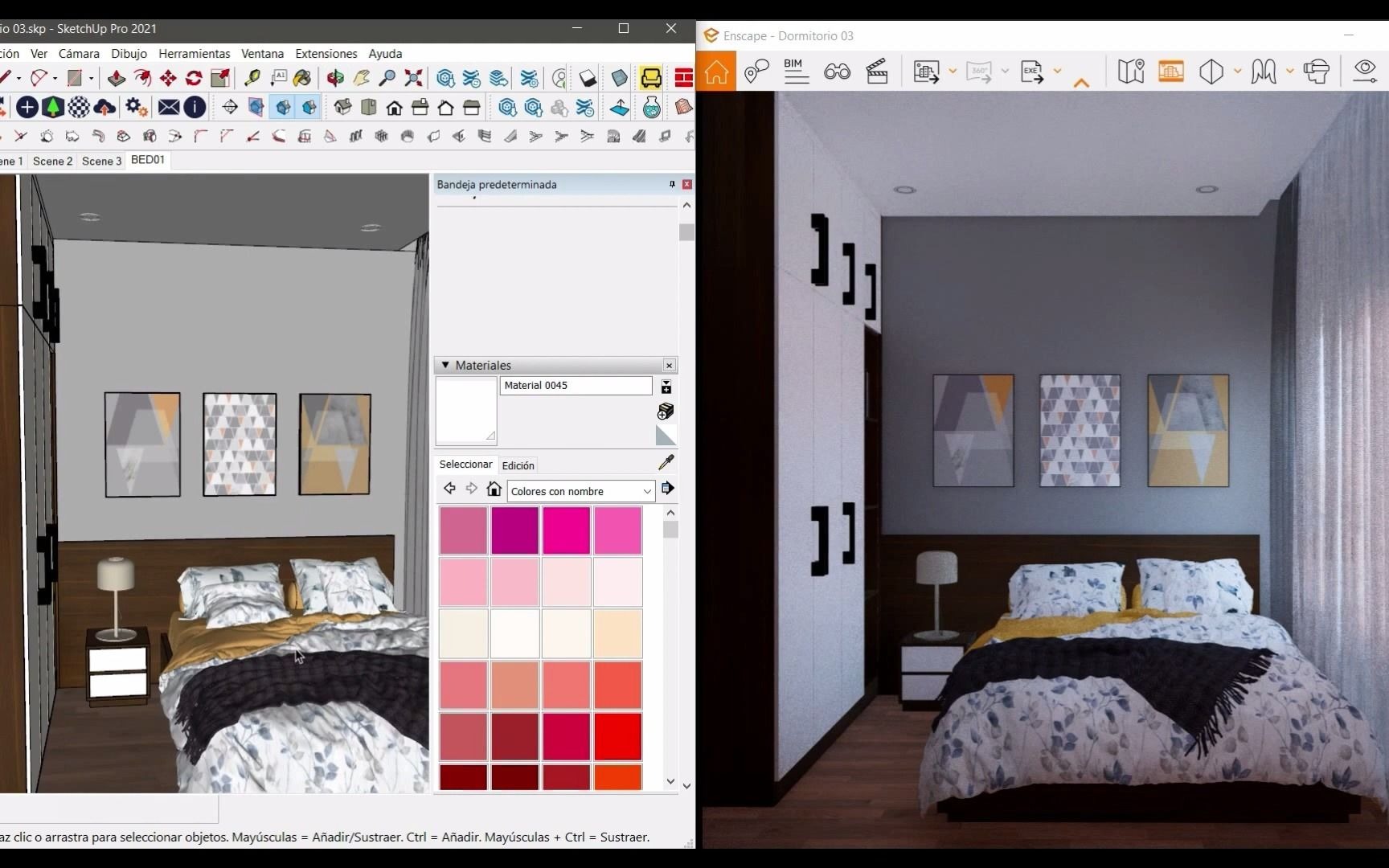 Sketchup+Enscape教程6/13