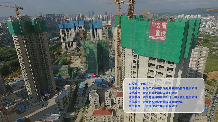 昆明市2013年市级统建保障性住房羊肠片区标准化十佳工地
