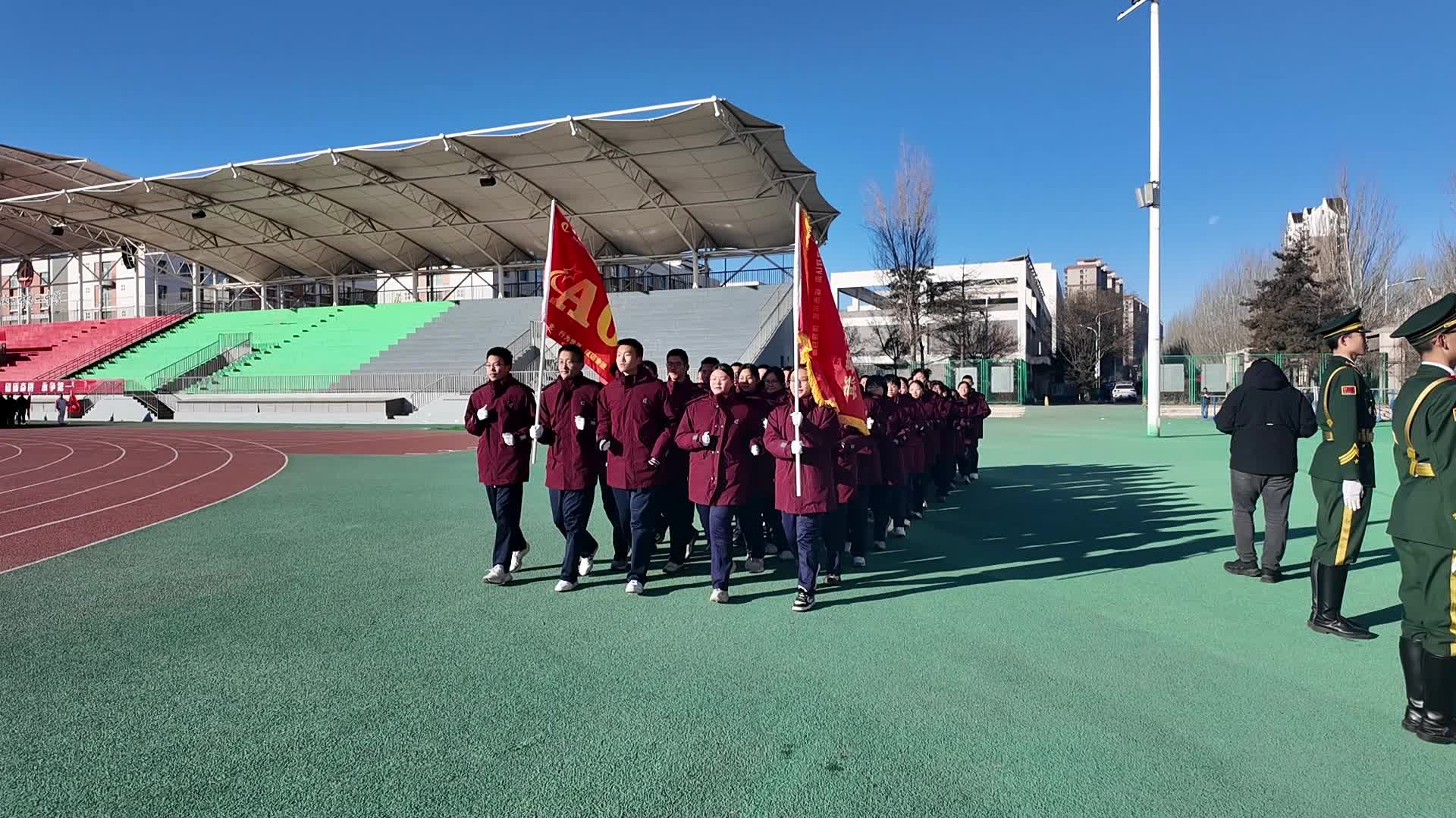 张家口市第一中学"趣燃课堂 效显锋芒"主题升旗仪式#张家口一中#主题...