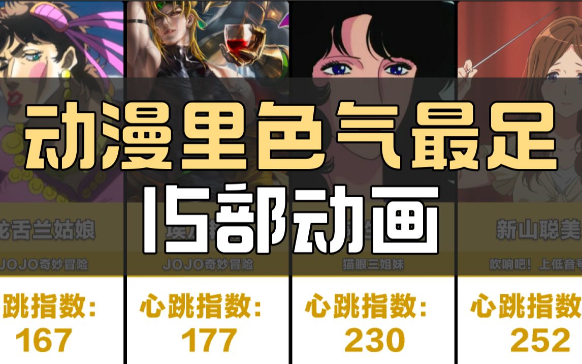 动漫里色气最足的15部动画