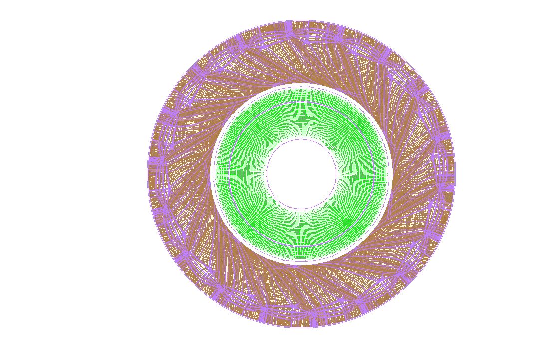 利用TurboGrid划分离心式压气机流道网格