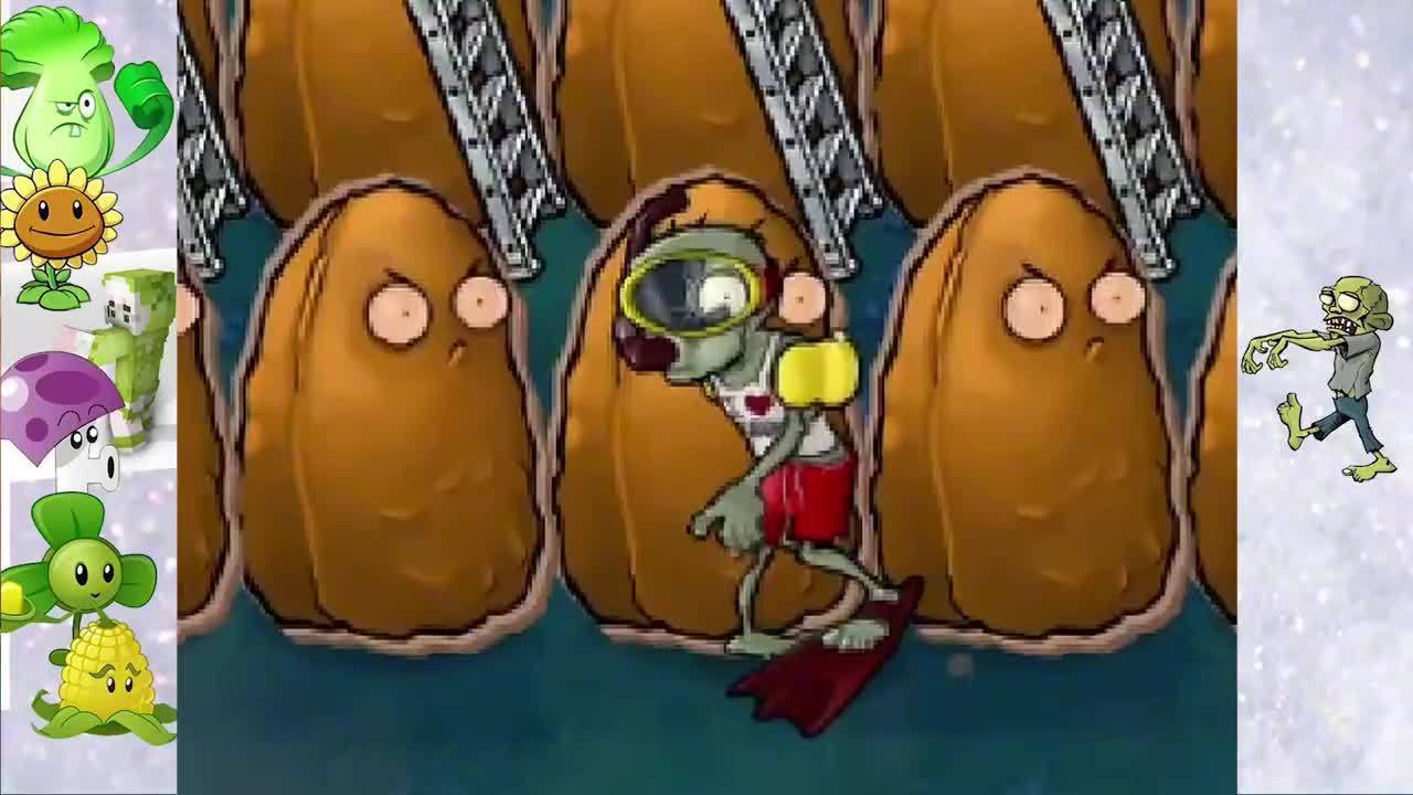 植物大战僵尸全屏系列挑战之全屏高坚果二千阳光能.