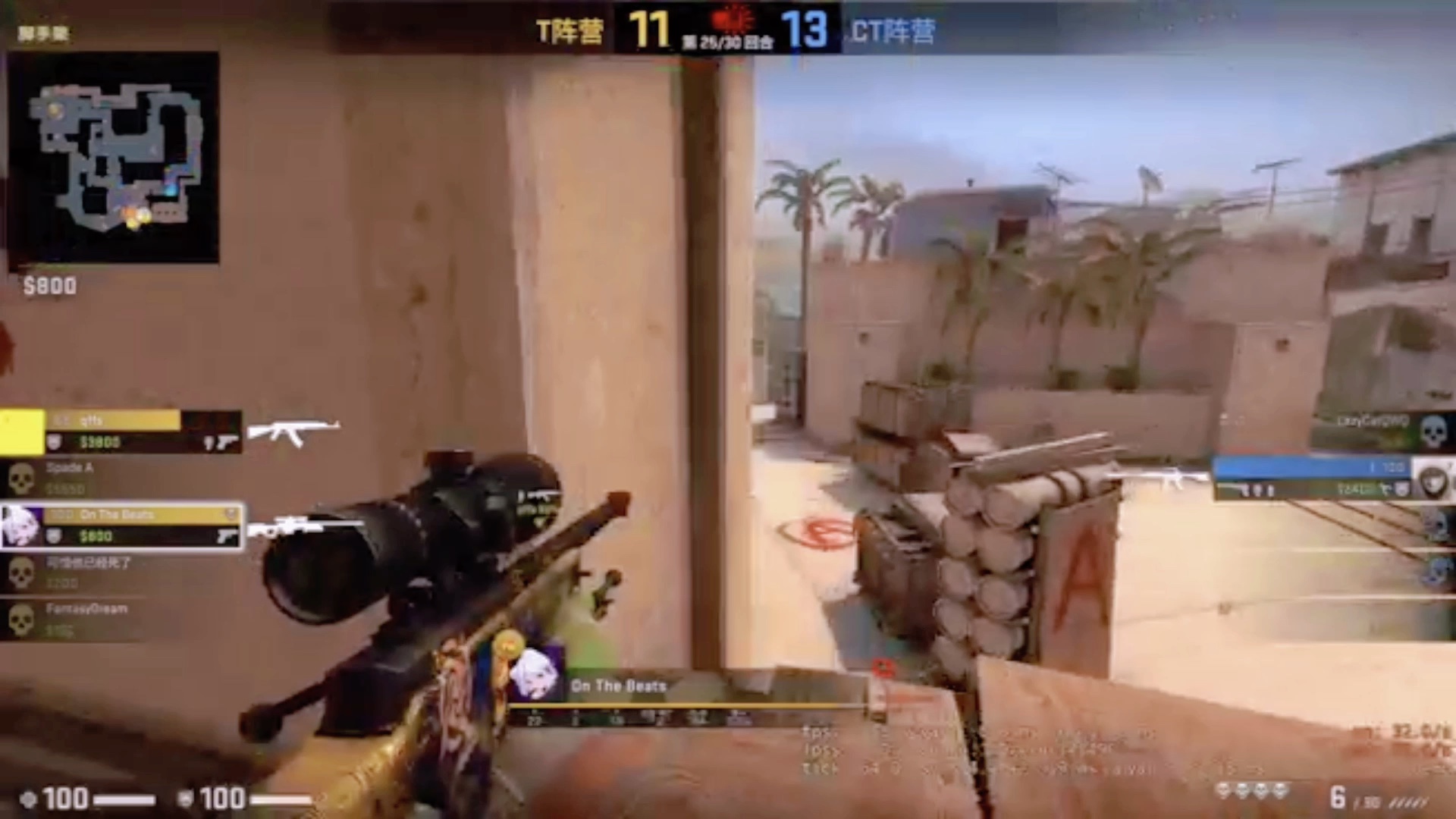 【CSGO】五杀不慌 打狙很稳 开不出来枪就换刀