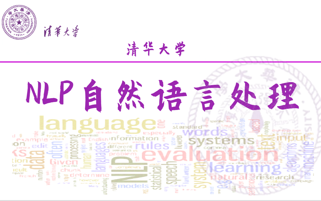 吹爆!计算机博士【NLP自然语言处理】不愧是清华教授!5小时让我搞定...